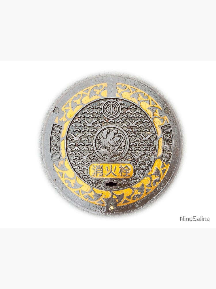 "Yellow Manhole from Japan" Poster for Sale by NinoSalina | Redbubble