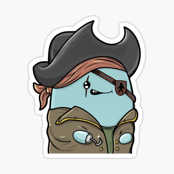 Zhc Pirate Sticker For Sale By Joyreynol Redbubble
