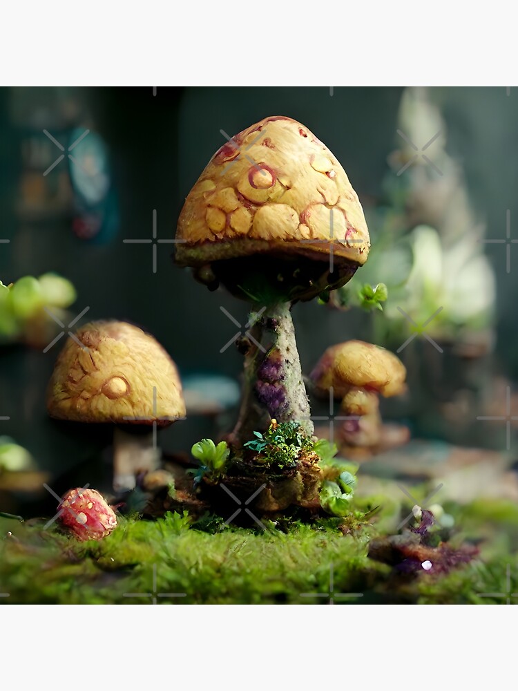 "Mushroom forest" Poster for Sale by Foodcolored | Redbubble