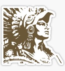 Aztec Warrior Stickers | Redbubble