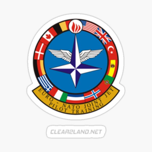 "Euro NATO Joint Jet Pilot Training " Sticker for Sale by HandmadeRee ...