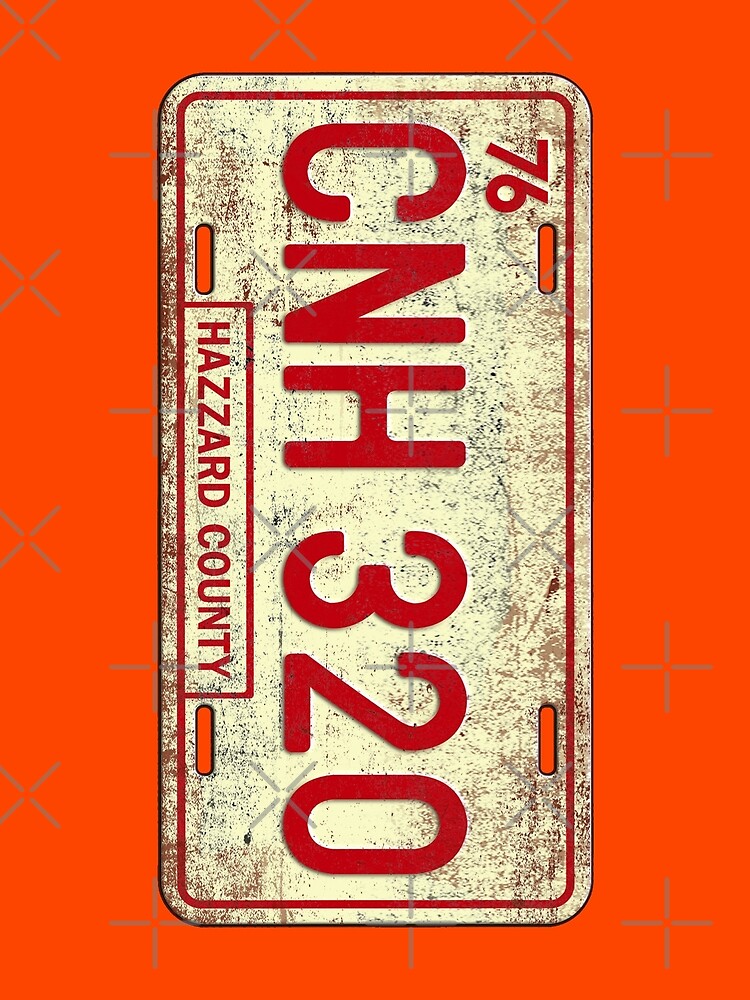 "Dukes of Hazzard - General Lee License Plate" Art Print for Sale by ...