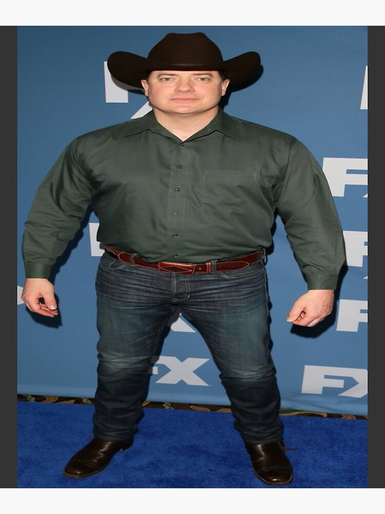 "Cowboy Brendan Fraser" Poster for Sale by Leone3660171 | Redbubble