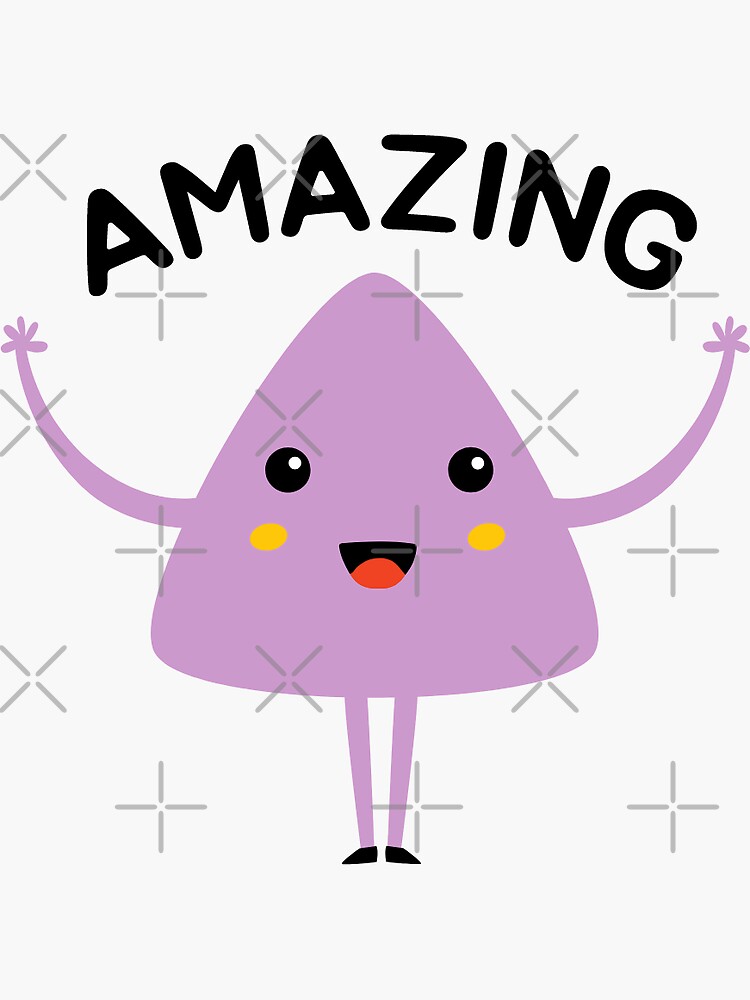 "AMAZING Sticker, motivation feedback sticker" Sticker for Sale by ...