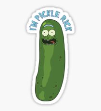 Pickle Rick: Stickers | Redbubble