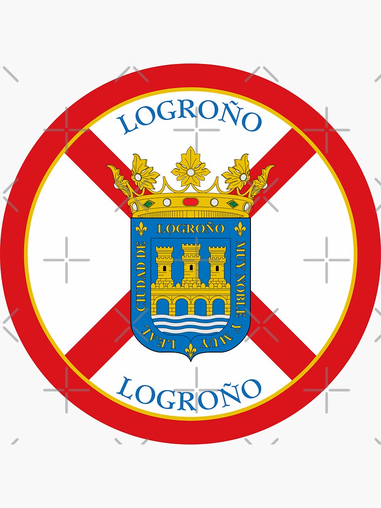 "City of Logroño Spain" Sticker for Sale by FedSherDesign | Redbubble