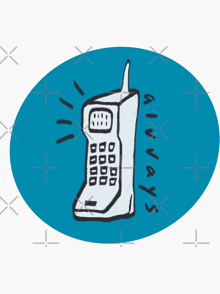 "Alvvays Blue Rev / Very Online Guy" Sticker for Sale by VampireMan ...