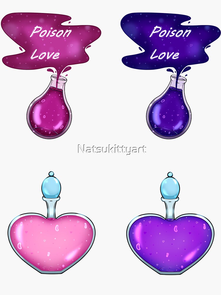 "Pack Stikers bottle potion " Sticker for Sale by Natsukittyart | Redbubble