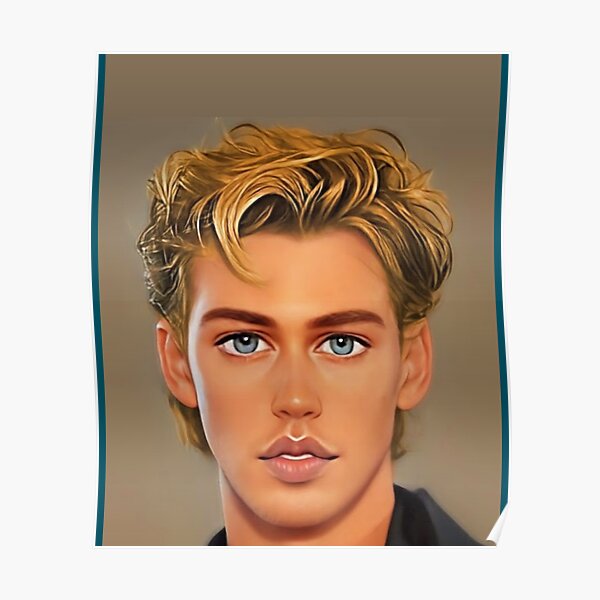 "Austin butler Graphic " Poster for Sale by CamilleBArt | Redbubble