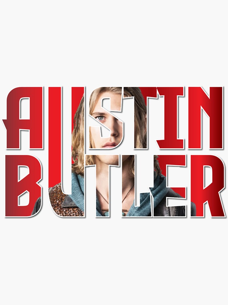 "Austin Butler LOGO " Sticker for Sale by CamilleBArt | Redbubble