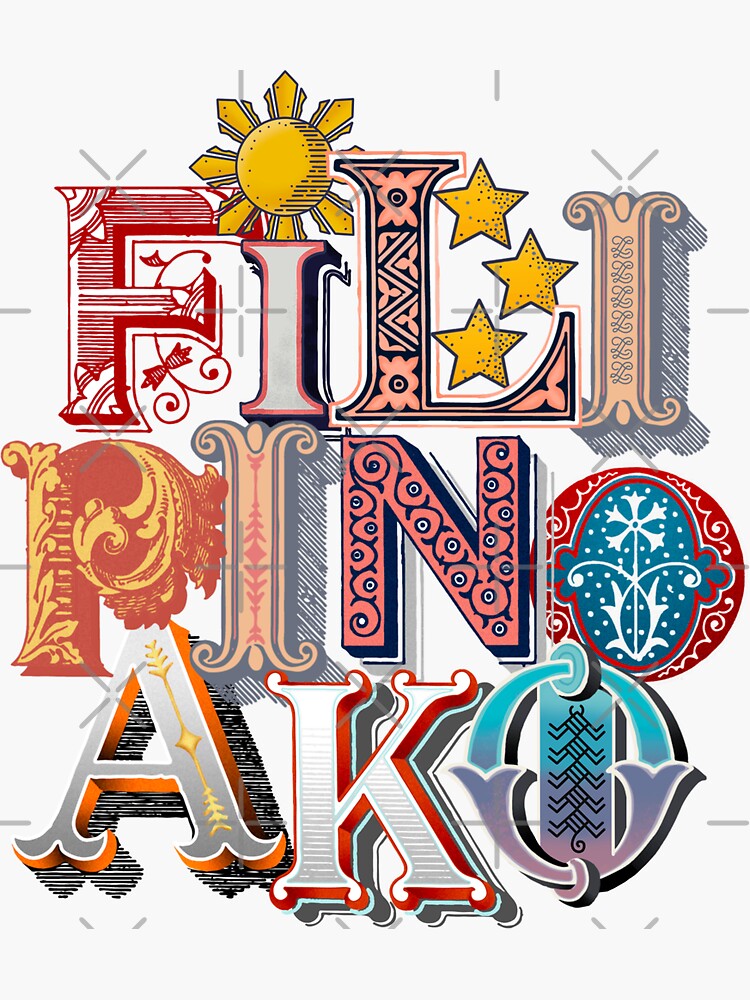 "Vintage Filipino - Pinoy Retro, Philippine Classic" Sticker for Sale ...