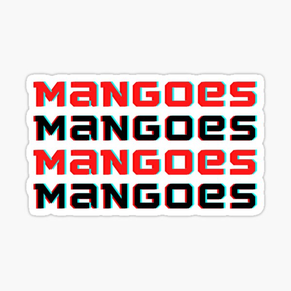 "MANGOES" Sticker for Sale by GoMoni | Redbubble