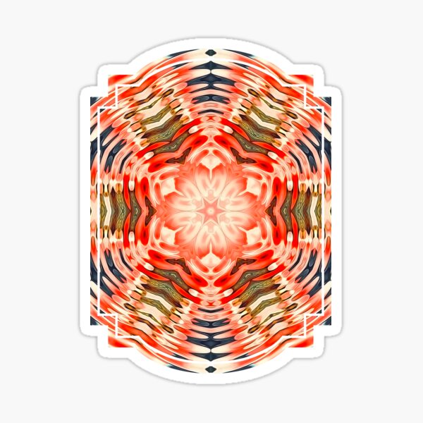 "Kaleidoscope -29" Sticker for Sale by AysuDesign | Redbubble