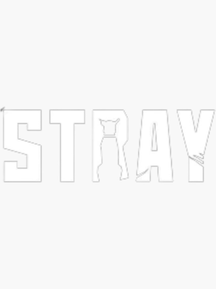 "Stray logo " Sticker for Sale by aGlamdesign | Redbubble