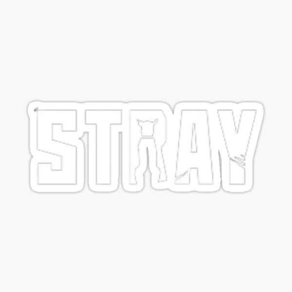 "Stray logo " Sticker for Sale by aGlamdesign | Redbubble