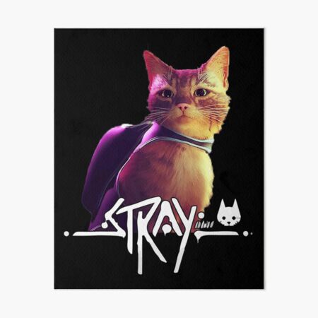 "stray game stray video game " Art Board Print for Sale by aGlamdesign ...