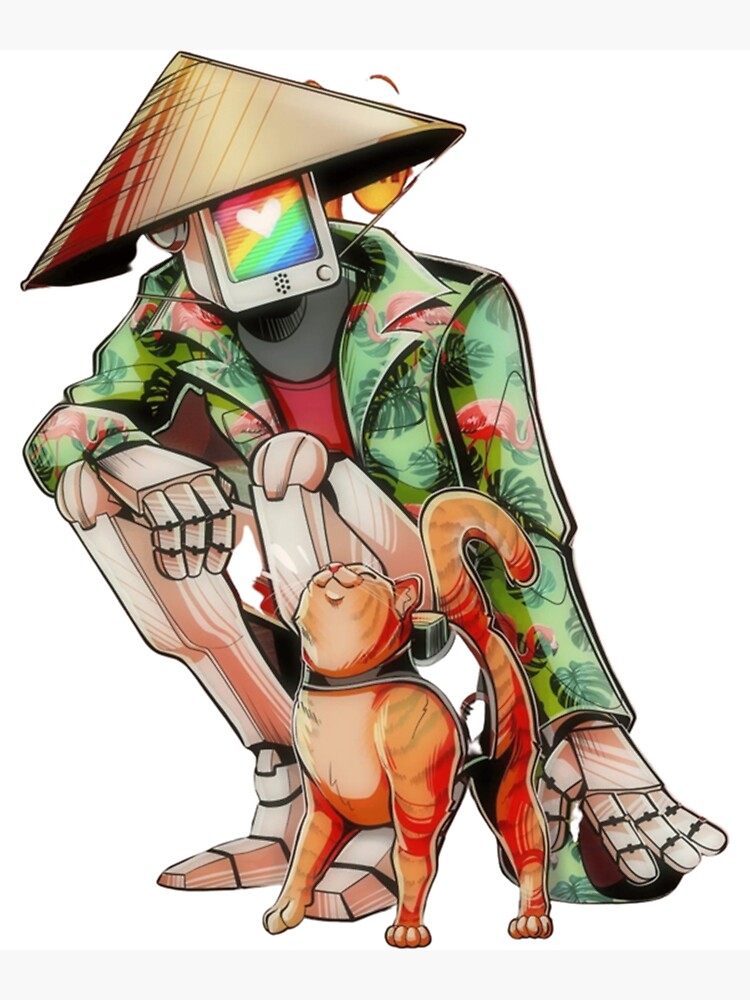 "stray game Characters " Poster for Sale by aGlamdesign | Redbubble