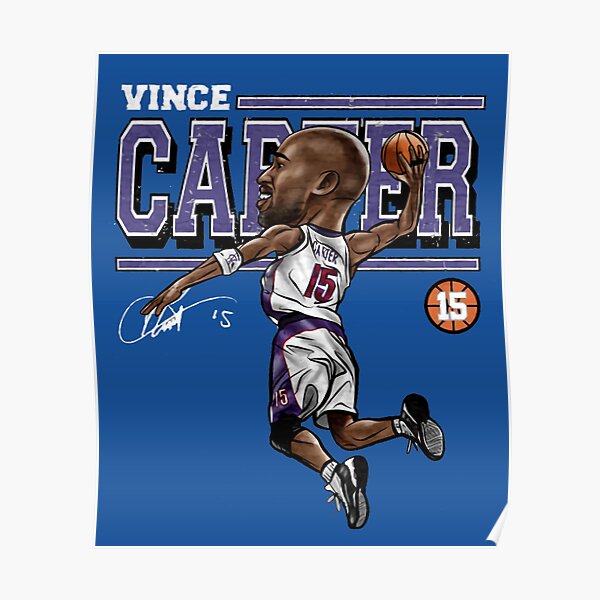 "Vince Carter Cartoon" Poster for Sale by richardreesep | Redbubble