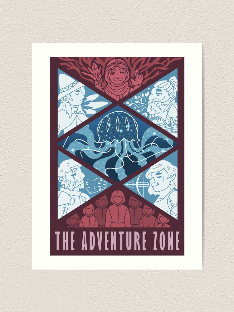 "The Adventure Zone" Art Print for Sale by flightysdoodles | Redbubble