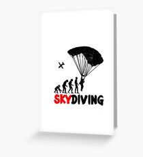 Skydiving: Greeting Cards | Redbubble