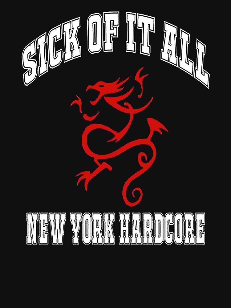 "Sick of it all logo" T-shirt for Sale by Whgagoers | Redbubble | sick ...