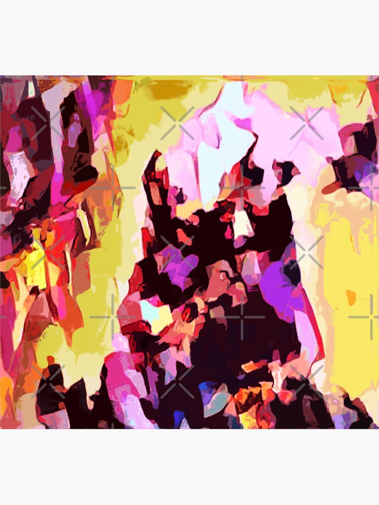 "Trippy Crystal Clouds Cliffs Rock" Sticker for Sale by FallbackRaccoon ...