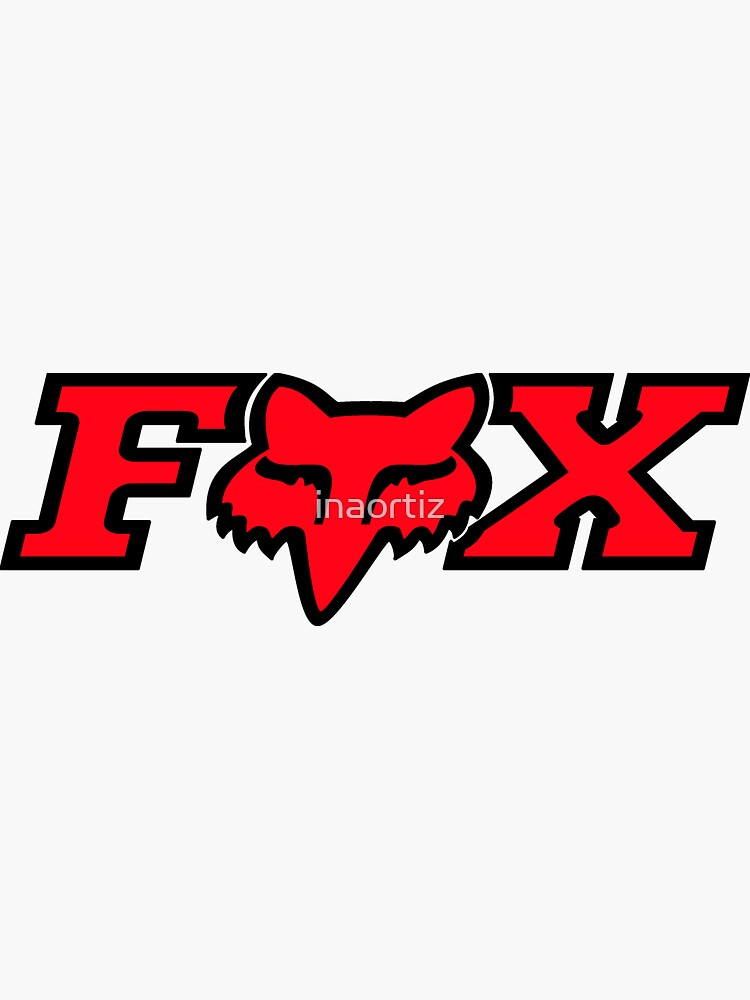 "fox" Sticker for Sale by inaortiz | Redbubble