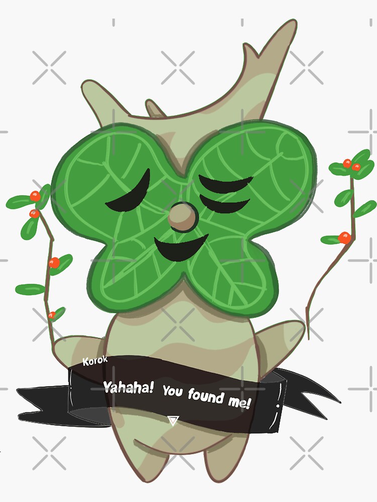 "Korok" Sticker for Sale by ZzIllustrations | Redbubble