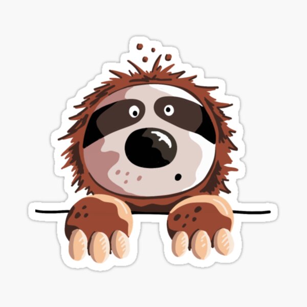 "Cute Sloth Sloths Animal Gift Cartoon" Sticker for Sale by bewoodpl ...
