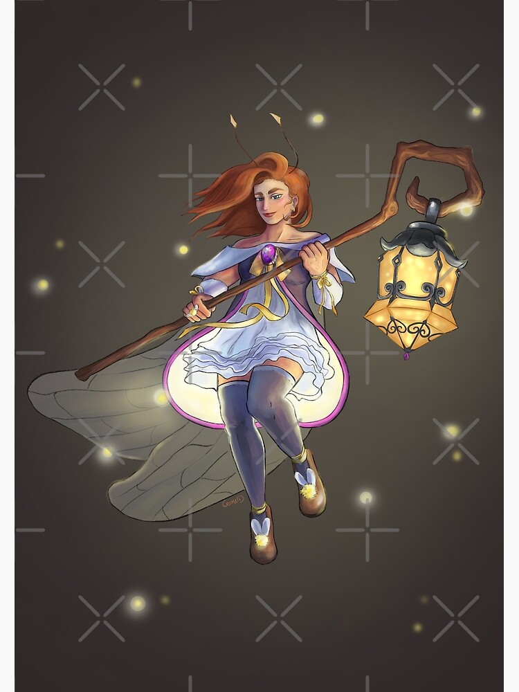 "Light Magical Girl" Poster for Sale by Cromatid | Redbubble