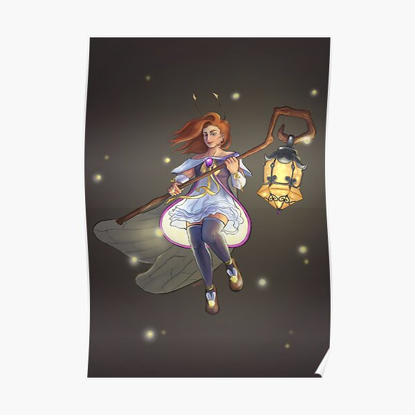"Light Magical Girl" Poster for Sale by Cromatid | Redbubble