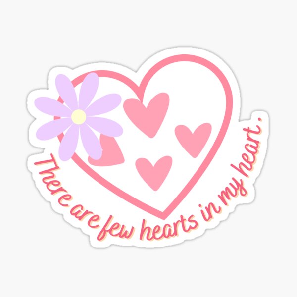 "Hearts In My Heart " Sticker for Sale by Sky15-Designs | Redbubble