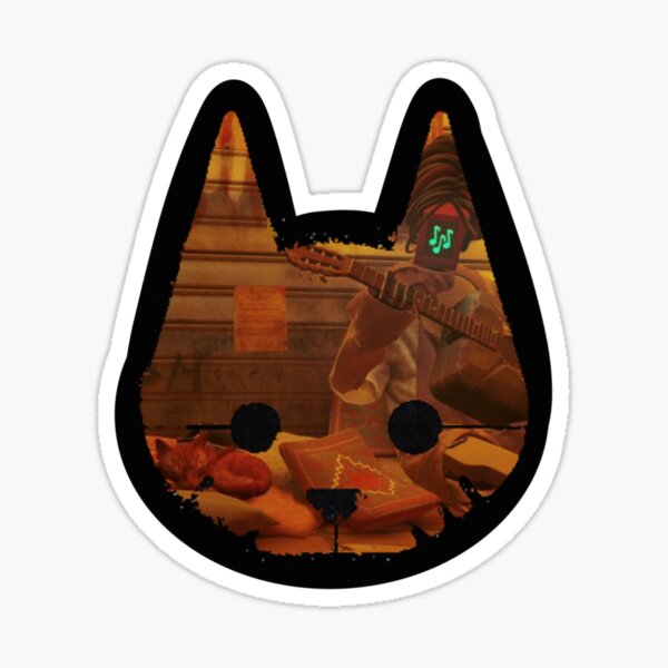 "Stray video game logo" Sticker for Sale by Stegos-art | Redbubble