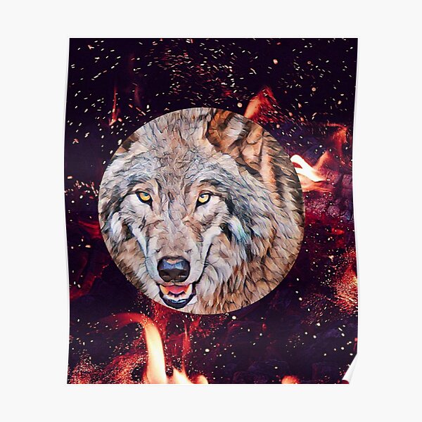 "Wolf Art" Poster for Sale by alwayswinner | Redbubble