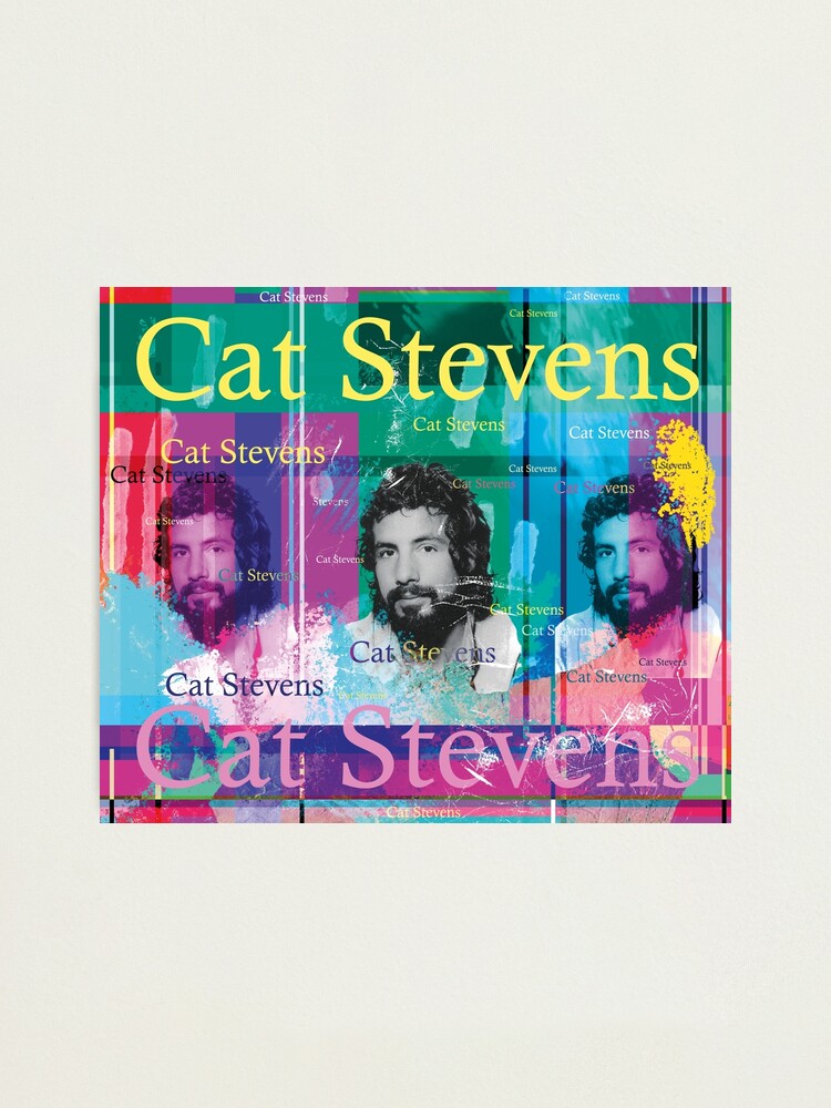 "beautiful Cat Stevens portrait, face of the famous British singer ...