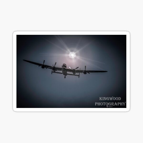 "Lancaster bomber" Sticker for Sale by KingwoodPhotos | Redbubble