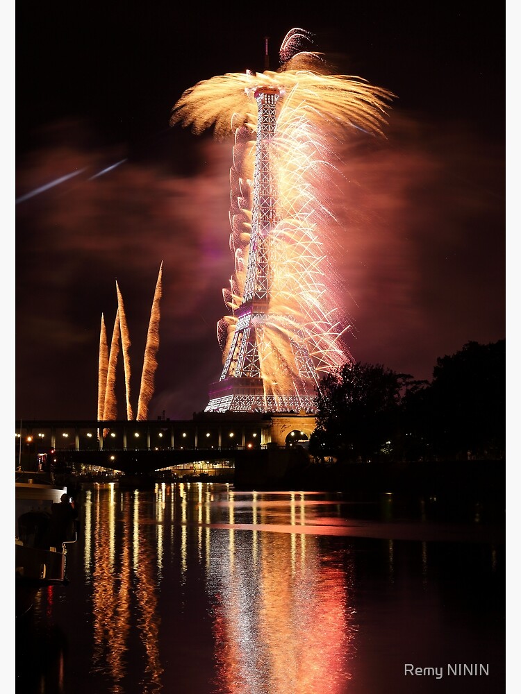 Póster «París, la furia de la Torre Eiffel Panache» de remos | Redbubble