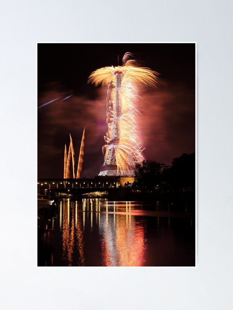Póster «París, la furia de la Torre Eiffel Panache» de remos | Redbubble