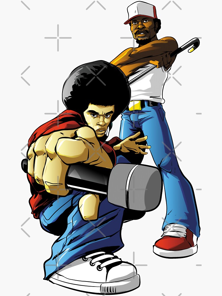 "The Get Down Brothers" Sticker for Sale by styleuniversal | Redbubble