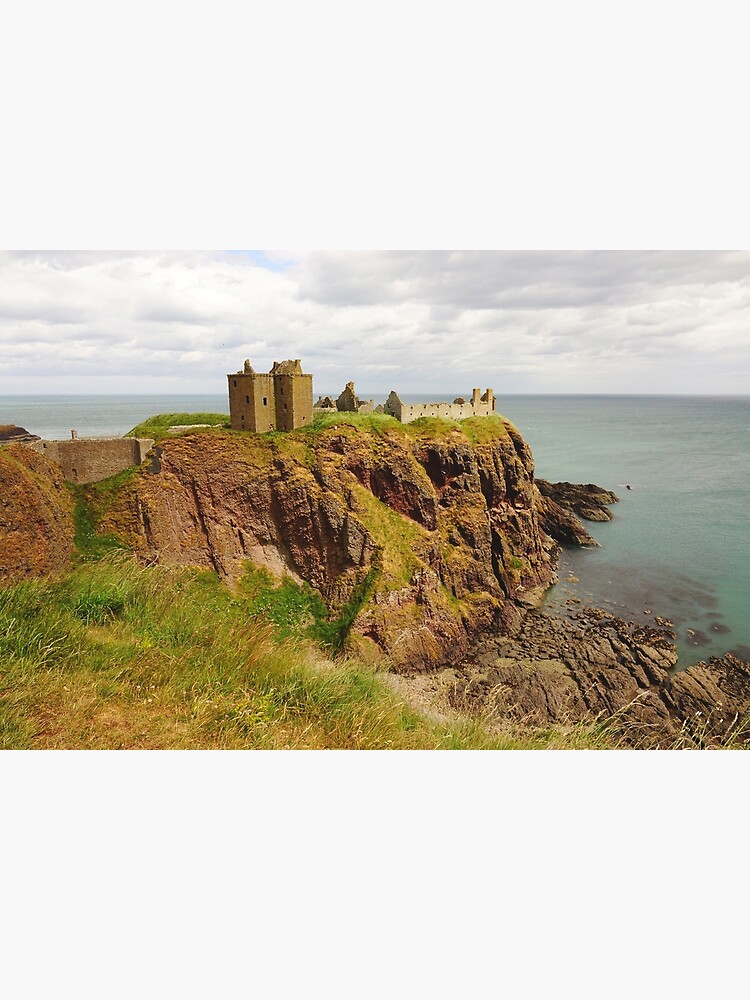 "Dunnottar Castle Ruins of Clifftop Fortress Landscape" Poster for Sale ...