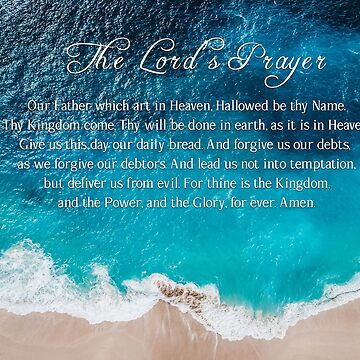 "The Lord's Prayer #11 Bible Verse Religious Christian Scripture Canvas ...