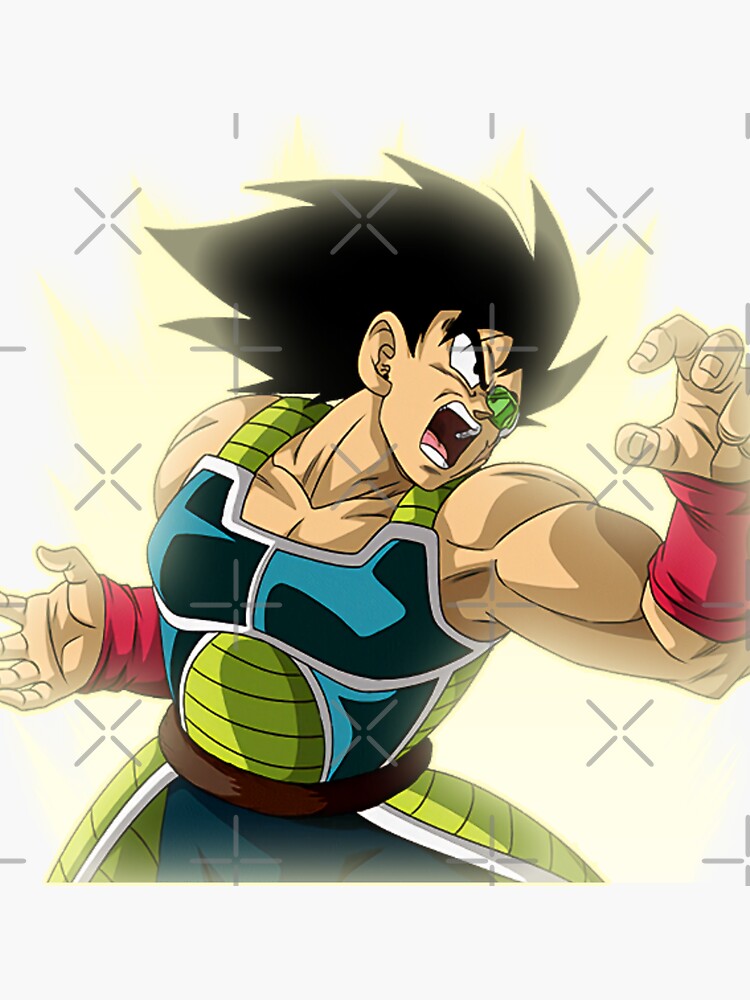 "Train Insaiyan Bardock DB/DBZ/DBGT/DBS " Sticker for Sale by Wicked ...