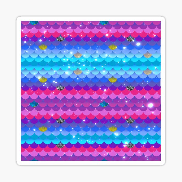 "mermaid scales" Sticker for Sale by mikaylart | Redbubble