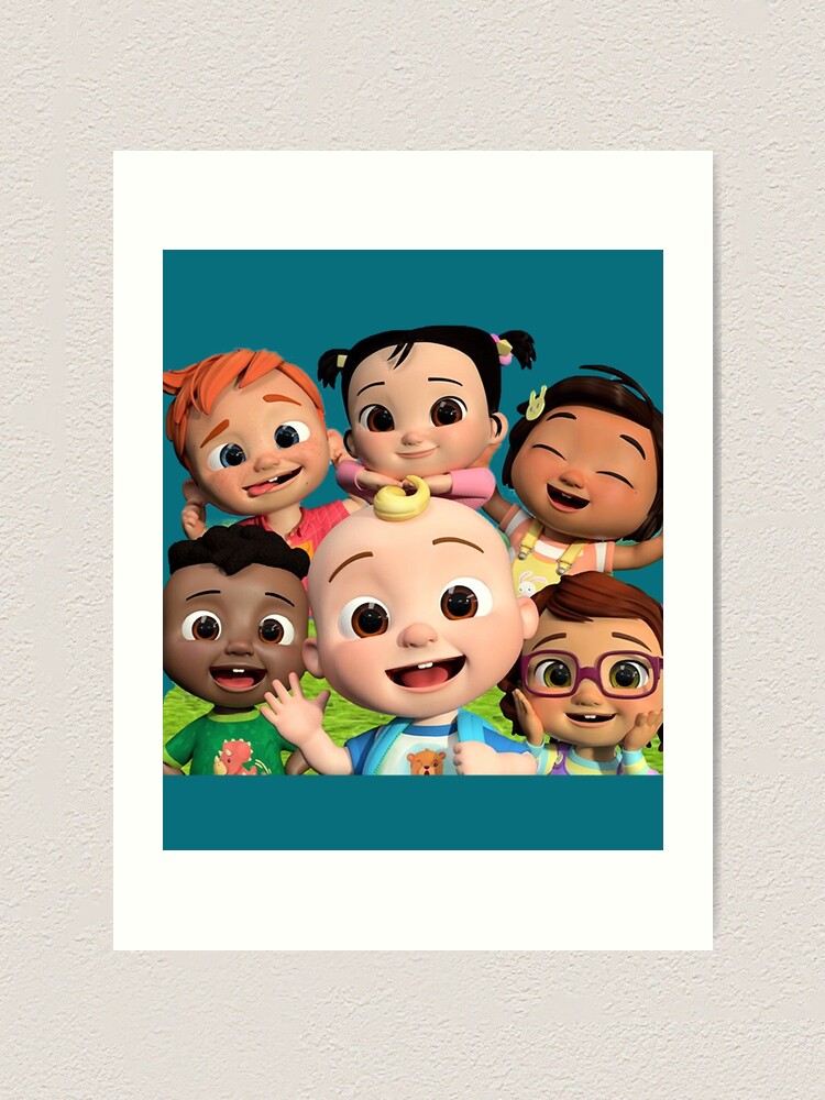 "Cocomelon Nursery Rhymes" Art Print for Sale by BirthdayClutchz ...