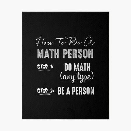 Lámina rígida «Cómo ser una persona matemática Haz matemáticas de ...
