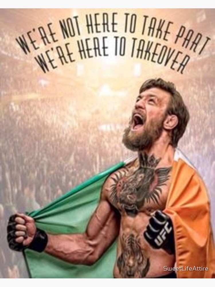 "Notorious Conor McGregor" Sticker for Sale by SweetLifeAttire | Redbubble