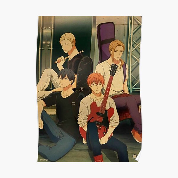 "Given anime " Poster for Sale by kalicii | Redbubble