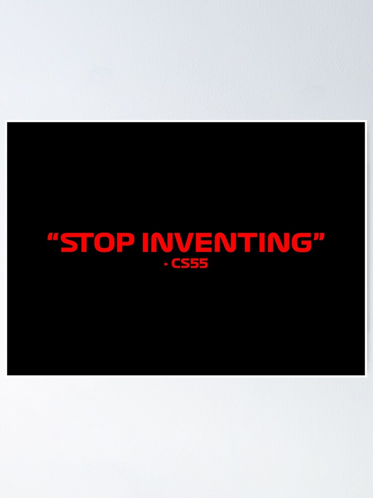 "Carlos Sainz "Stop Inventing" Quote" Poster for Sale by Dm-0401 ...