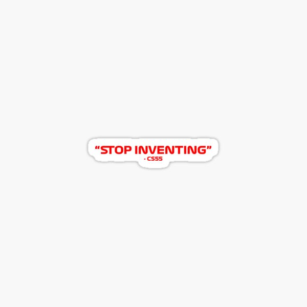 "Carlos Sainz "Stop Inventing" Quote" Sticker for Sale by Dm-0401 ...
