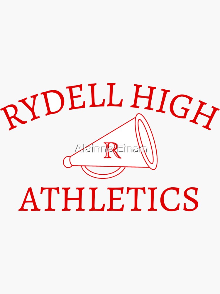 "Rydell High Athletics" Sticker for Sale by alaieina | Redbubble